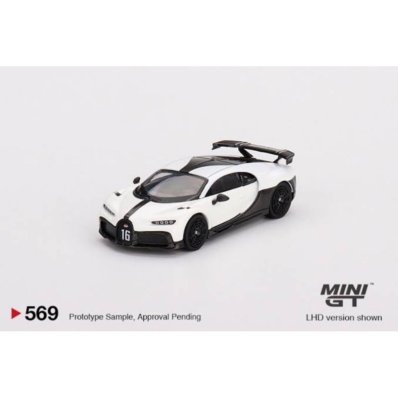 Mini GT #569 1:64 Bugatti Chiron Pur Sport White | Shopee Philippines