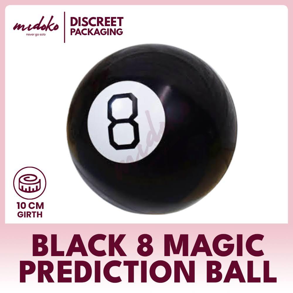 Midoko Black 8 Magic Ball - Ask & Reveal Interactive Prophecy Game ...