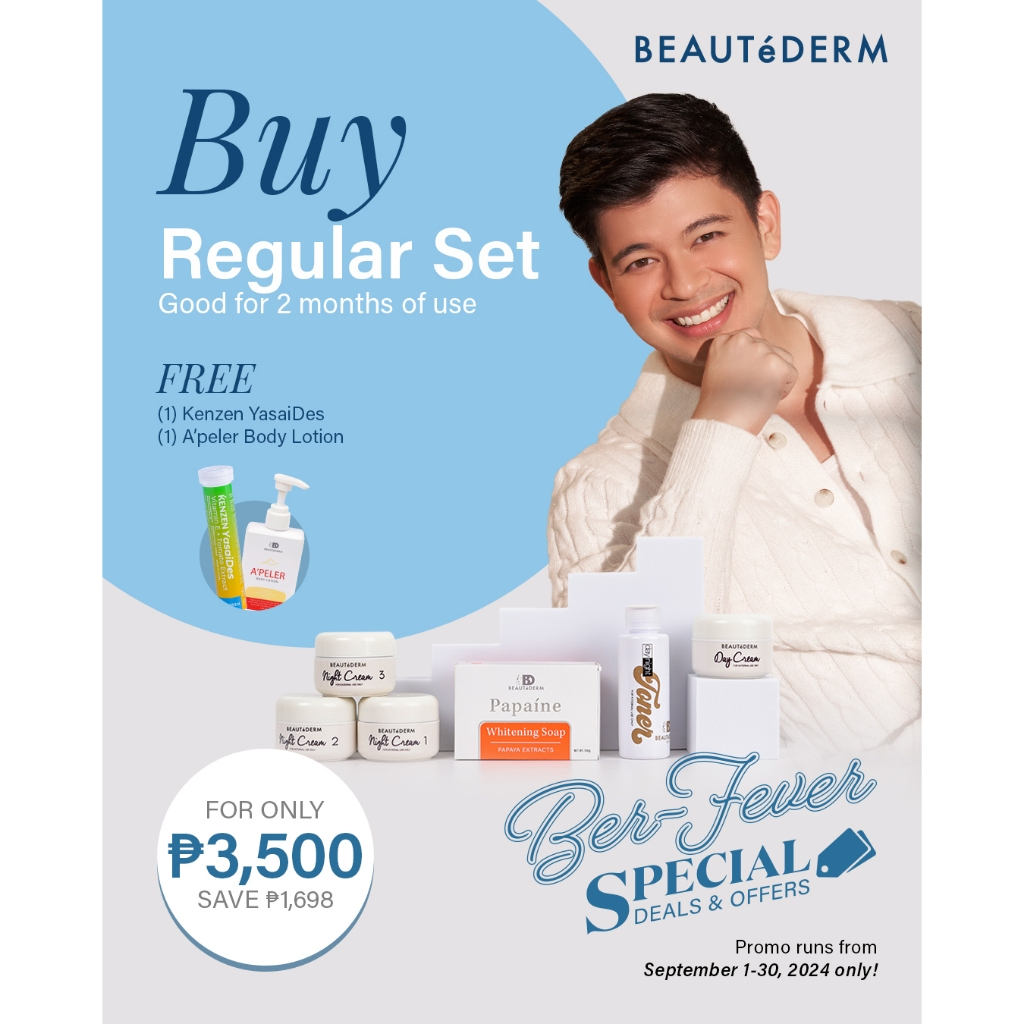 BEAUTeDERM Regular Set for 3500php only! | Shopee Philippines