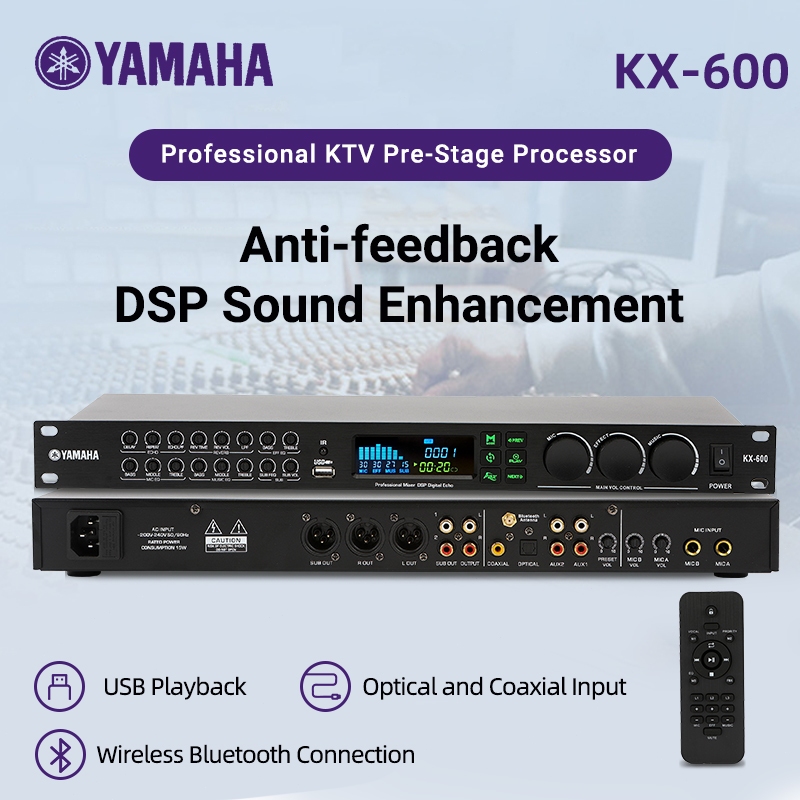 yamaha/KX-600 mic vocal reverb effects processor,karaoke digital audio ...