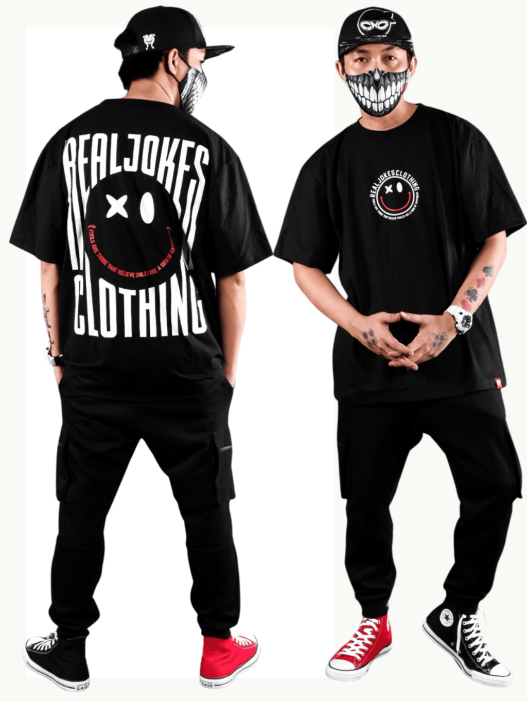 Real Jokes Clothing Fools (Black) | Shopee Philippines
