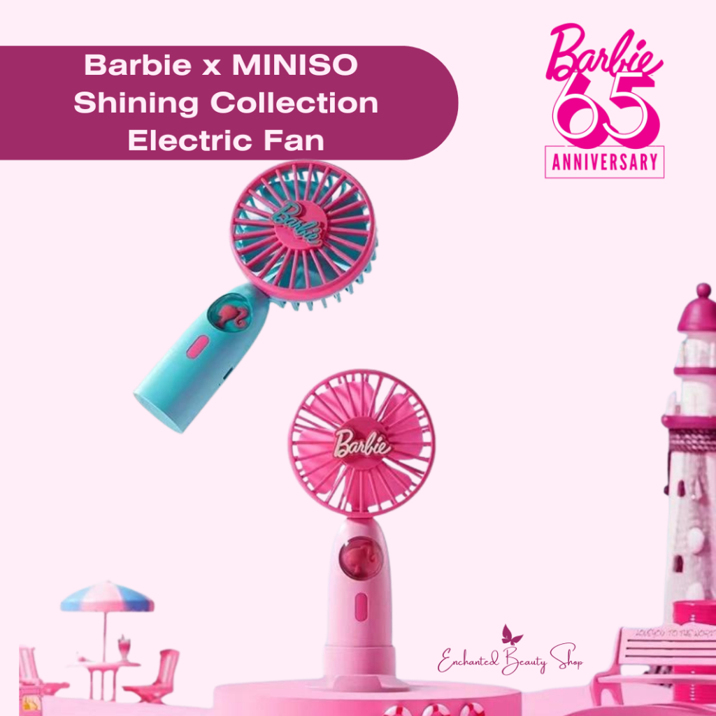 Barbie x MINISO Shining Collection Electric Fan | Shopee Philippines