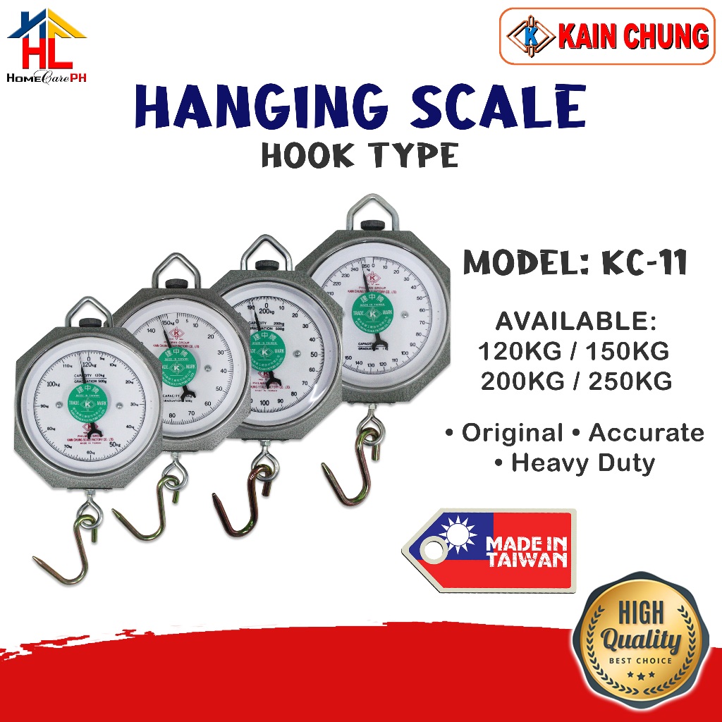 Kain Chung Hanging Scale KC-11 Hook Type 120kg / 150kg / 200kg / 250kg ...