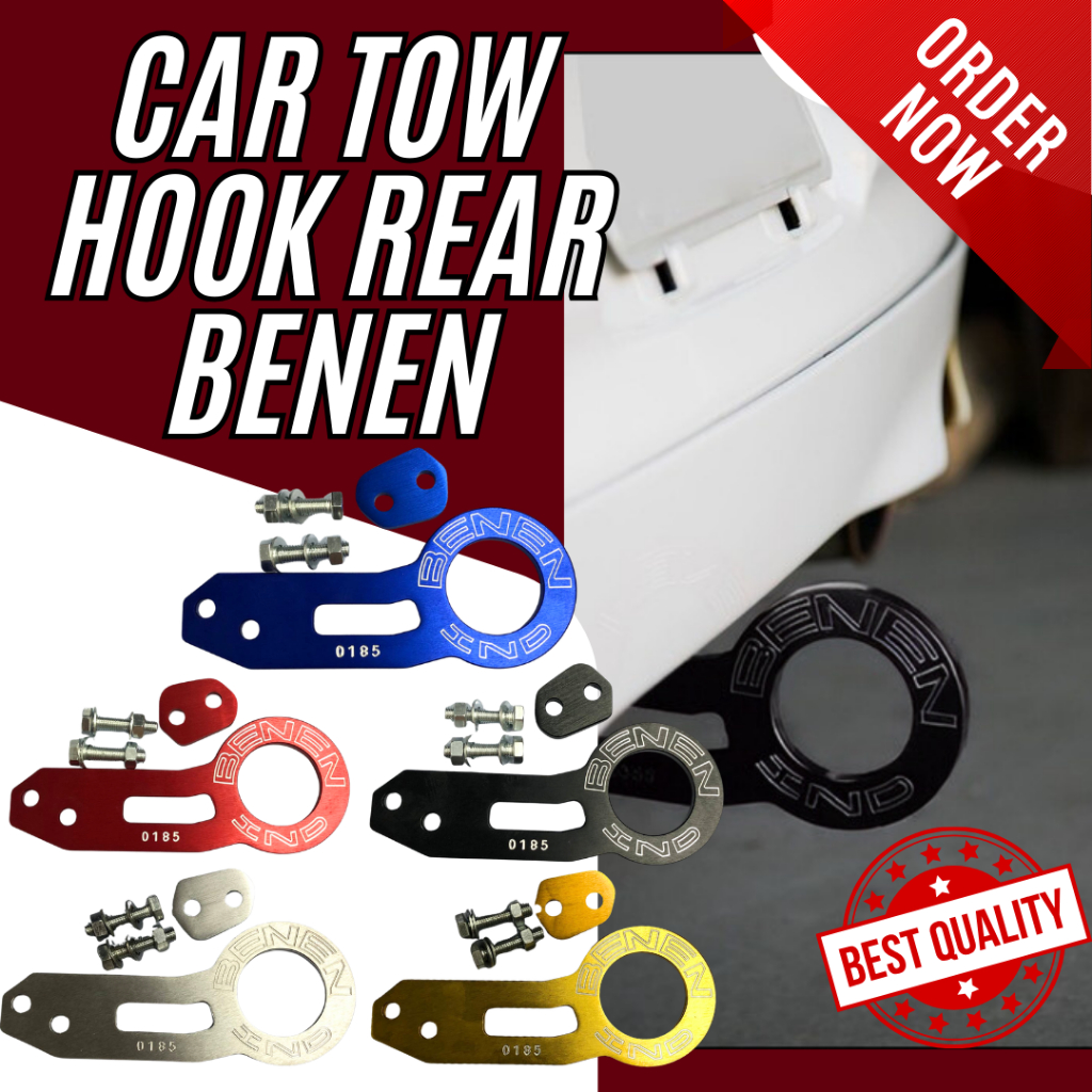 Universal Benen Rear Tow Hook Set Universal Aluminum Alloy Racing Rear ...