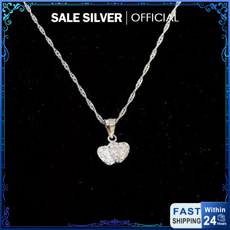 Flash Sale MX037 Genuine 92.5% Sterling Silver women's fashion Necklace And Pendant MMS003 ...