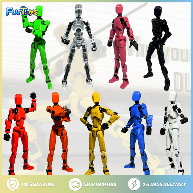 FunToy Lucky 13 Dummy 13 Action Figure Multi-jointed Movable 3d Printed ...