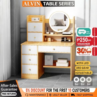 ALVIN Dressing Table Bedroom Minimalist Modern Ins Dressing Table ...
