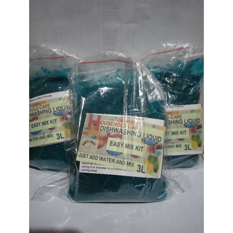 Dishwashing Liquid Easy Mix Kit 3L yield + 350ml FabCon ready to use in ...