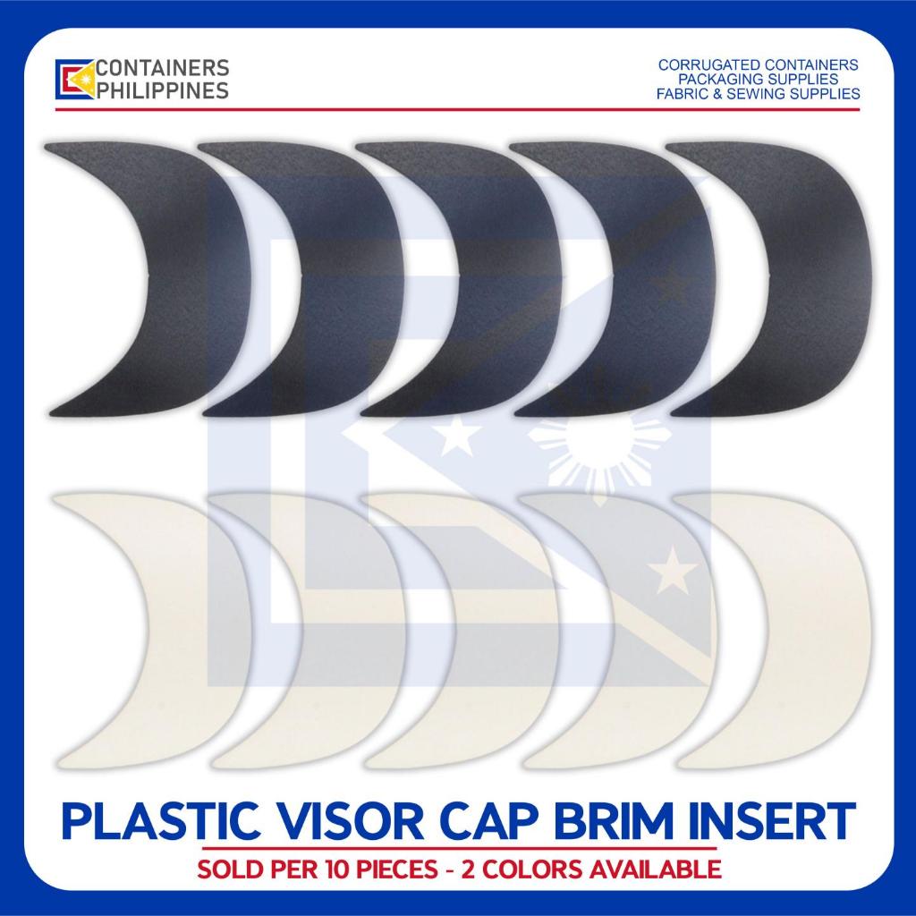 CONTAINERS.PH (Sold per 10 Pieces) Plastic Visor Cap Brim Insert for ...