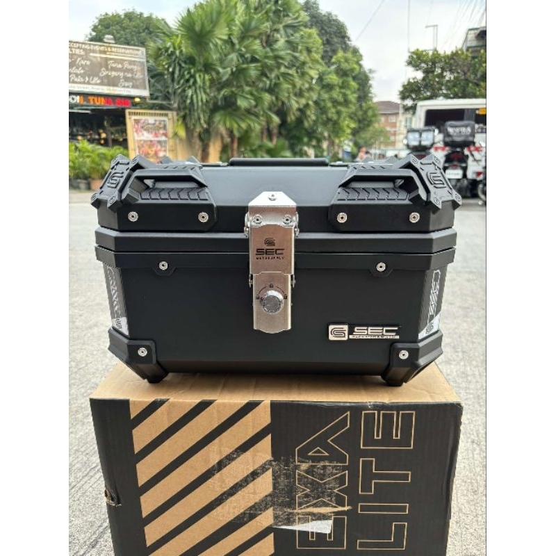 SEC HEXA HARD PLASTIC TOP BOX with BACKREST | Shopee Philippines