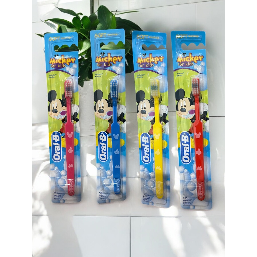 Oral b Soft Mickey for Kids toothbrush/toothpaste | Shopee Philippines