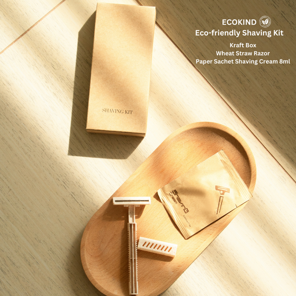 Shaving Kit Eco-friendly Ecokind [50-100 Sets] Shaver & Shaving Cream ...