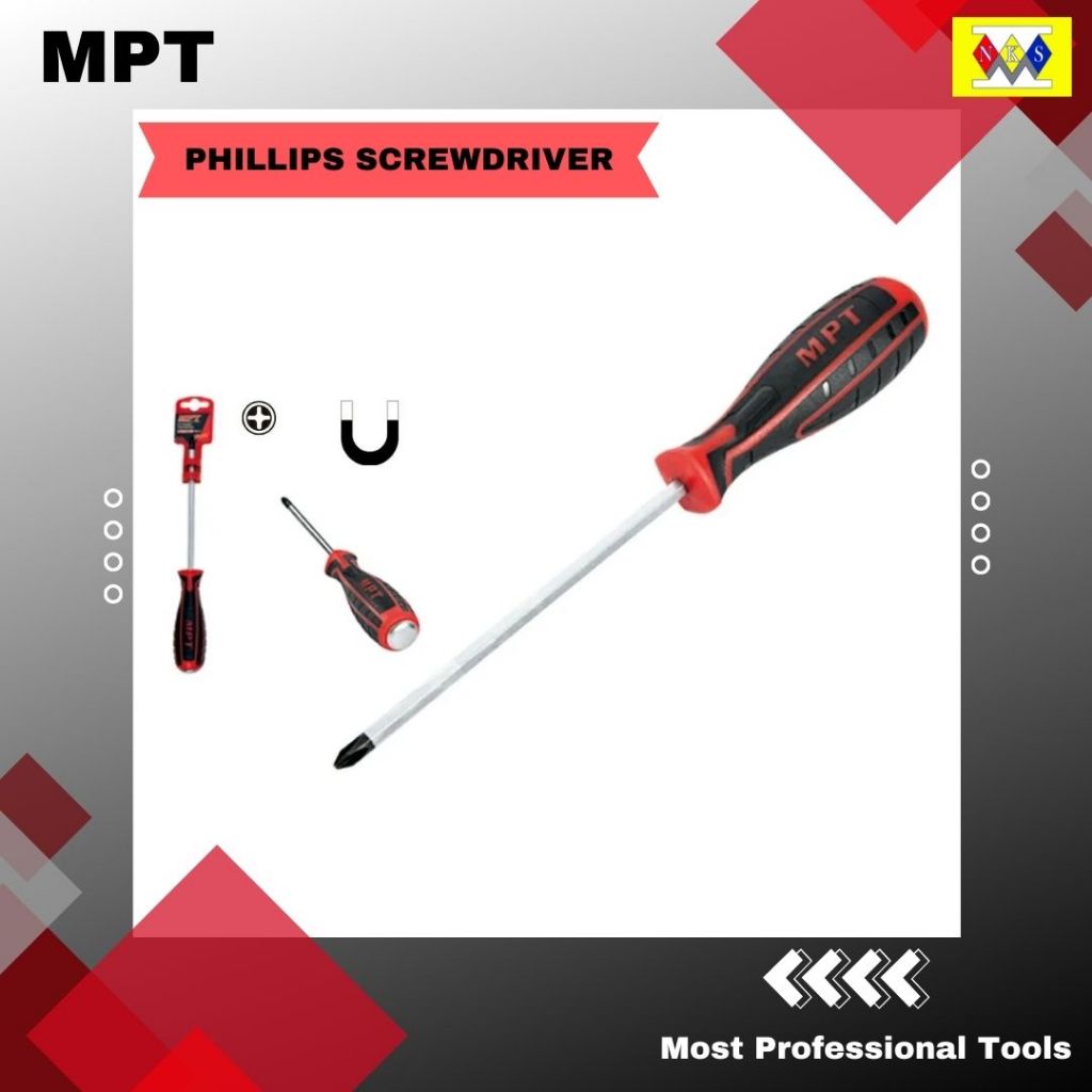 MPT PHILLIPS SCREWDRIVER PH2*150mm | Shopee Philippines