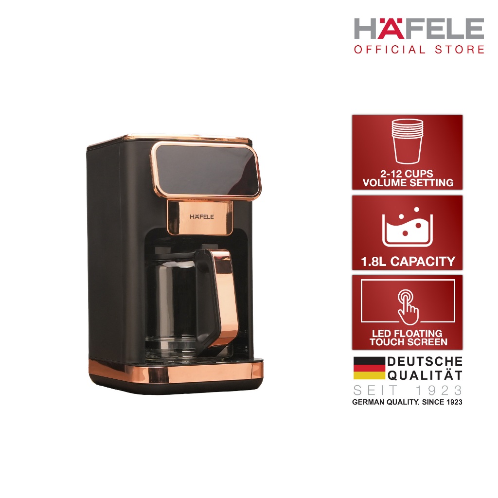 Hafele Drip Type Coffee Machine for Ground Coffee 1.8L | Shopee Philippines