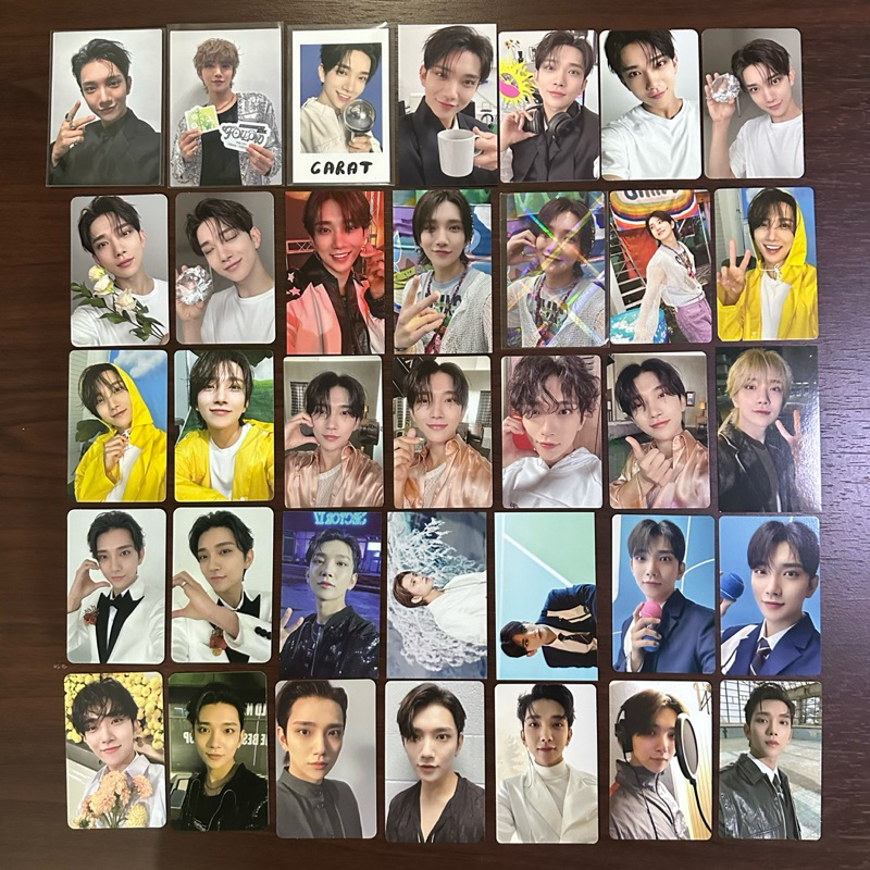 Seventeen Joshua Photocards Attacca Face the Sun Sector 17 Lucky Draw ...