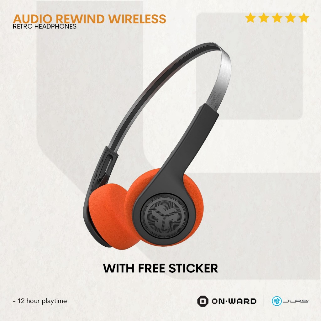 JLab Audio Rewind Wireless Retro Headphones | Shopee Philippines