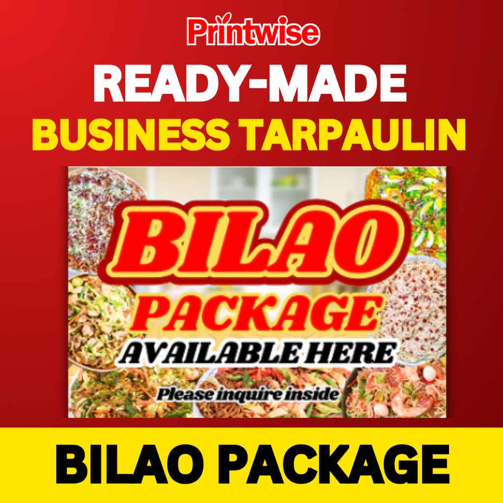 PRINTWISE BUSINESS TARPAULIN FOR FOOD BILAO BUSINESS (BILAO PACKAGE ...