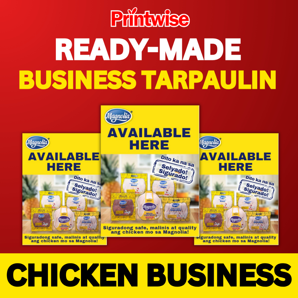 PRINTWISE TARPAULIN FOR CHICKEN BUSINESS (READY MADE LAYOUT FOR ...