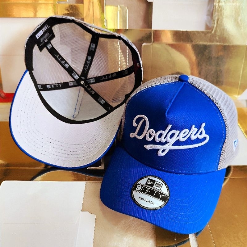Top Grade New Era trucker Los Angeles Dodgers A-frame curve/snapback ...