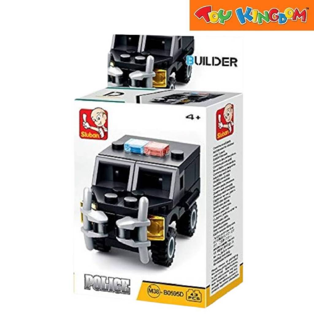 Sluban Builder Police Armored Car 43pcs Bricks Set | Shopee Philippines