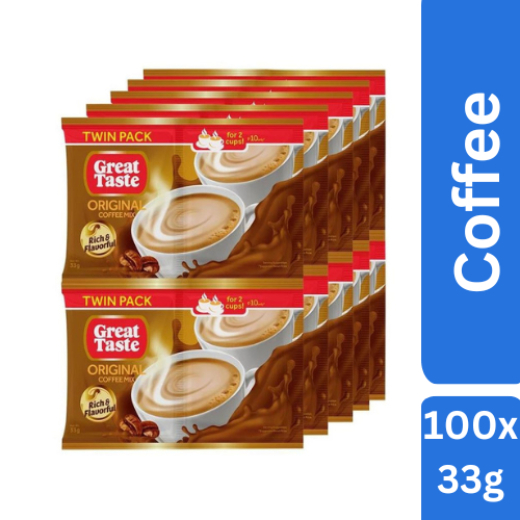 Great Taste Original 3In1 Twin Pack 33g Pack of 10 Bundle of 10 ...