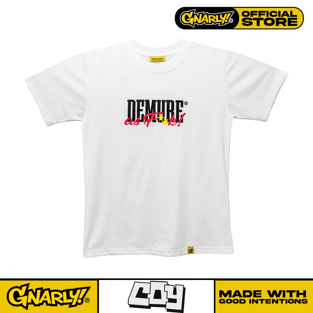 Gnarly! Coy White T-Shirt | Shopee Philippines