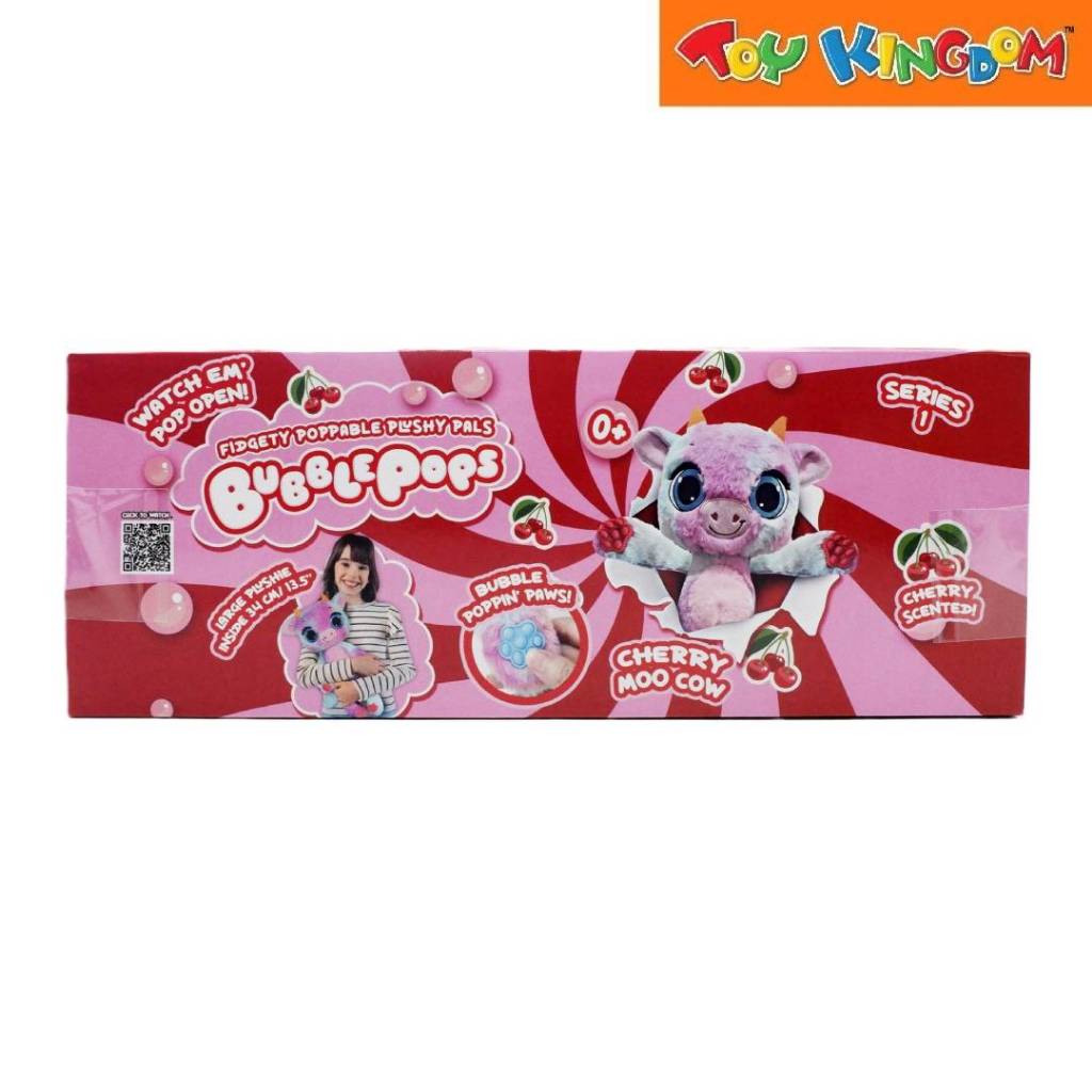 Bubble Pops Series 1 Cherry Moo Cow Fidgety Poppable Plushy Pals ...