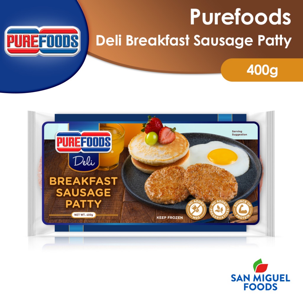 PF DELI BREAKFAST SAUSAGE PATTY 400G | Shopee Philippines