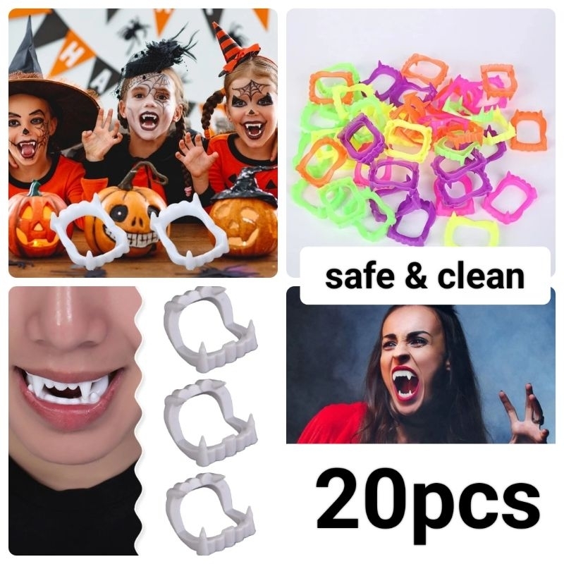 Halloween props vampire teeth trick or treat cosplay costume props ...