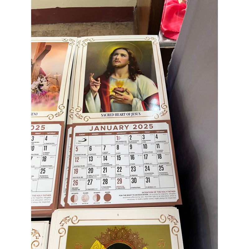 Sacred Heart of Jesus Calendar 2025 | Shopee Philippines