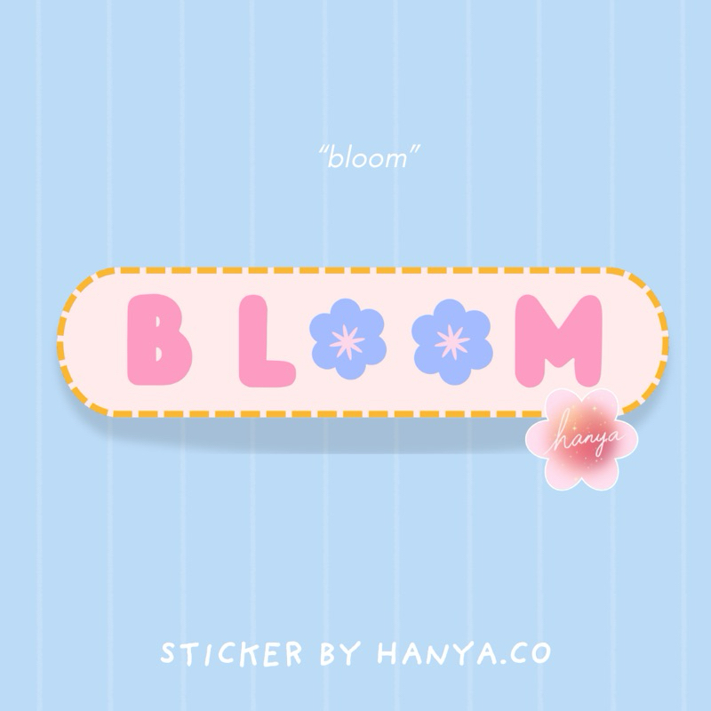 BINI BLOOM waterproof sticker bujo planner inspirational | HANYA CO ...