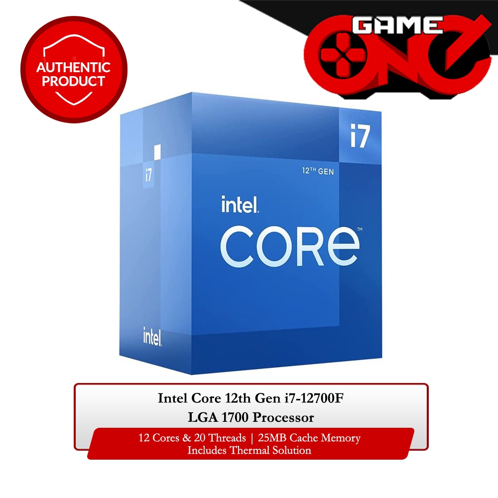 Intel Core 12th Gen i7-12700F LGA 1700 Processor | Shopee Philippines