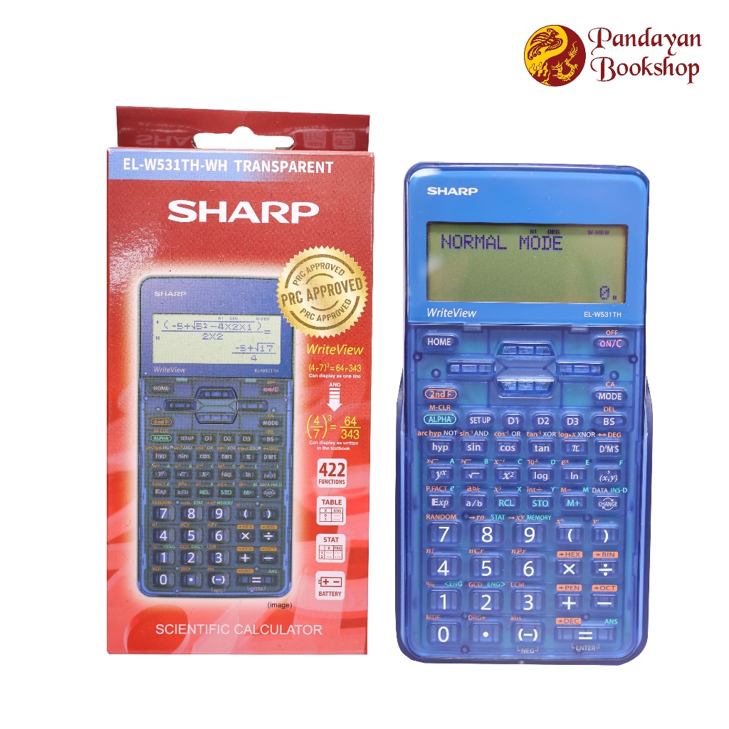 Sharp EL-W531TH-WH Scientific Calculator (PRC Approved) | Shopee ...