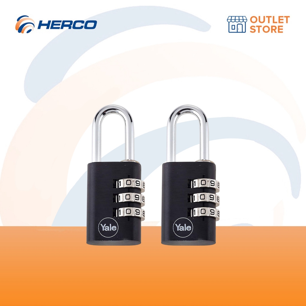 Yale Padlock YE3C/20/121/2BK (Minimal Damage in Packaging) | Shopee ...