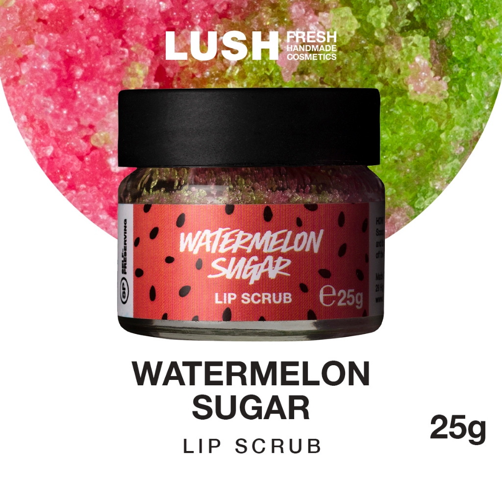 LUSH Watermelon Sugar Lip Scrub (Exfoliating) (Moisturizing) | Shopee ...