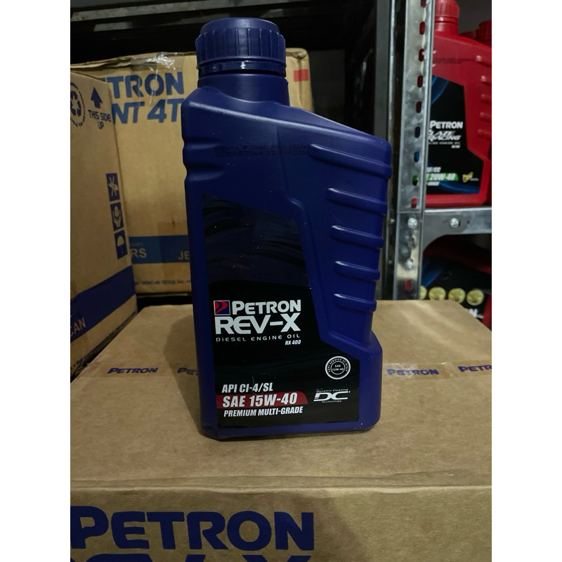 Petron Rev-X Diesel Engine Oil Sae 15W-40 RX400 1 Liter | Shopee ...