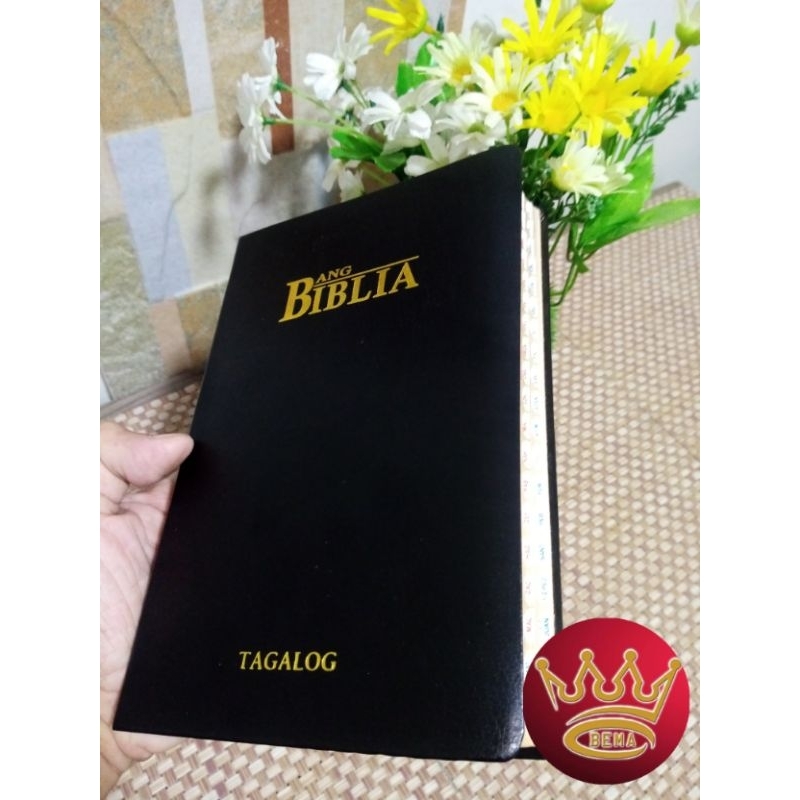 HOLY BIBLE TAGALOG BIG SIZE SOFT COVER WITH THUMB INDEX ANG BIBLIA ...