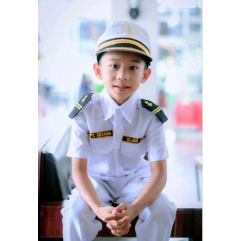 Seaman costume marine costume for kids FREENAMEPATCH | Shopee Philippines