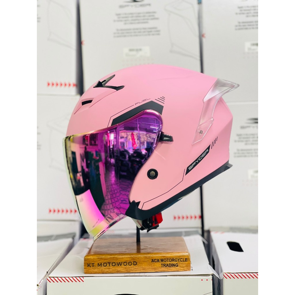 Spyder Fuel - PD S0 V2 Open-face Dual Visor Helmet (Free Clear Visor ...