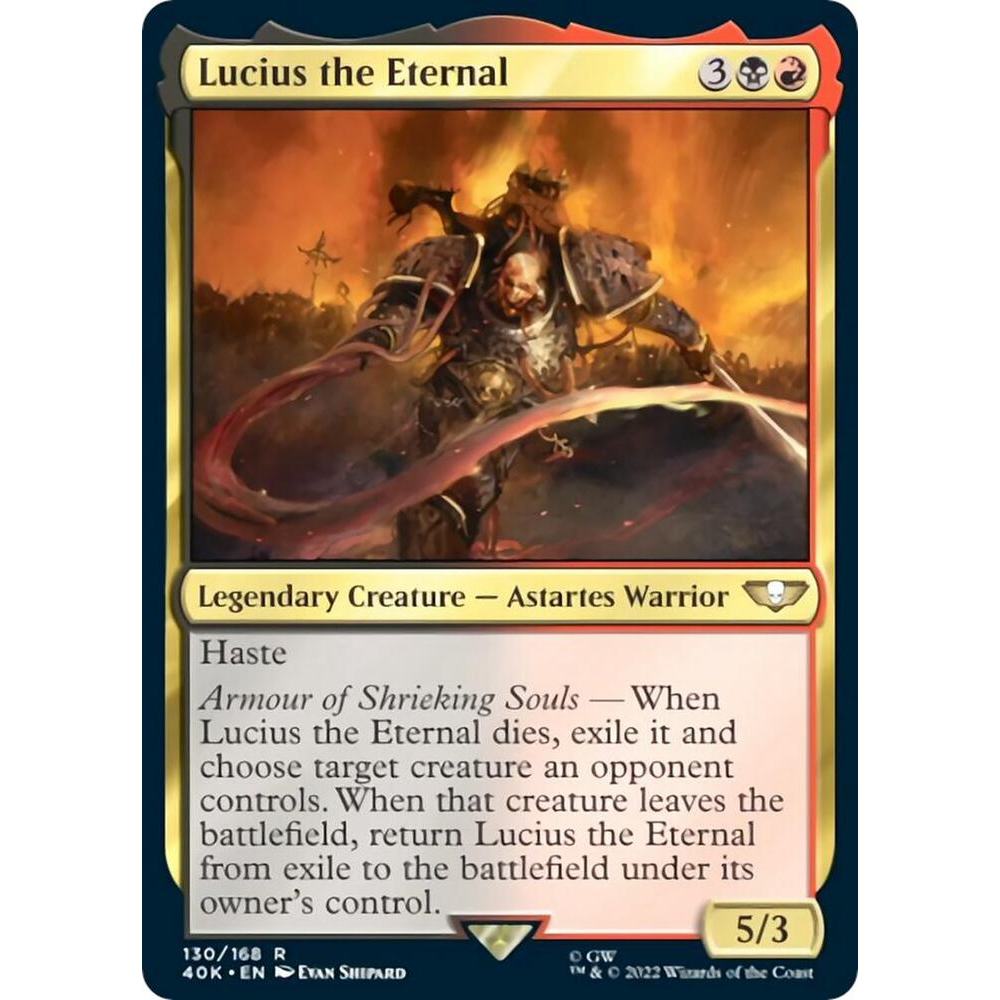 Lucius the Eternal - Universes Beyond: Warhammer 40,000 (40K) MTG ...