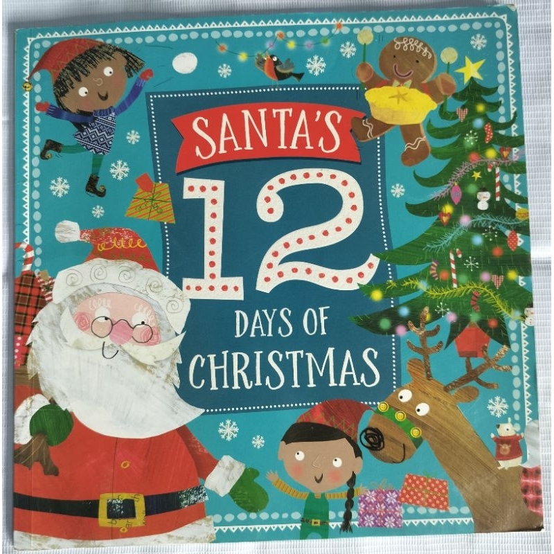 SANTA'S 12 DAYS OF CHRISTMAS Book (Preloved) | Shopee Philippines