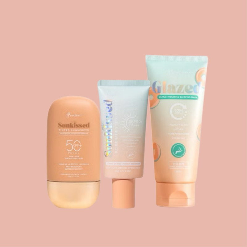 Barefaced Sunkissed Illuminating Sunscreen Sunblock Cream / Glazed ...