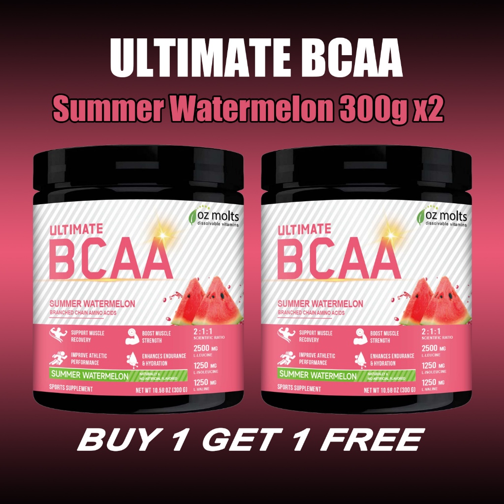 Ozmolts 5g BCAA Supplement Power Drink Post Workout Gym Supplement ...