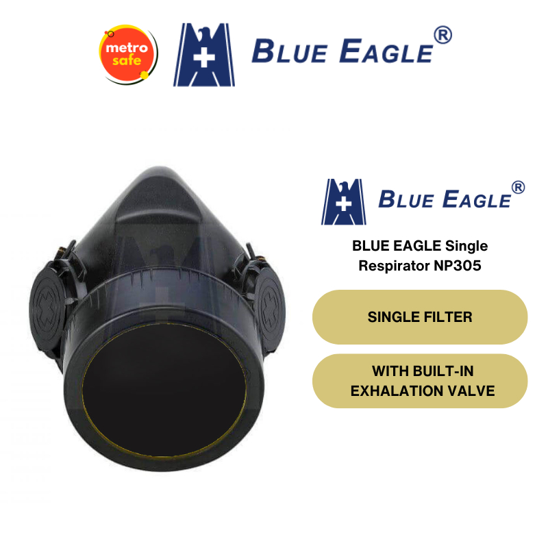 BLUE EAGLE Single Chemical Respiratory Mask NP305 for Toxic Gases NP ...