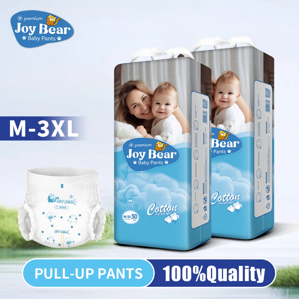 JoyBear Baby Diaper Pants/Tape 50pcs NB-3XL neonate Small medium large ...