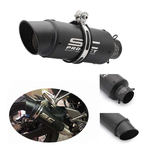 SC Project CRT Beak Type Slip On Universal Exhaust Canister Muffler ...