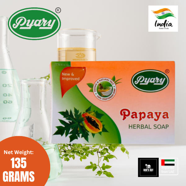 Pyary Papaya Soap 135gm Herbal Whitening Soap | Shopee Philippines