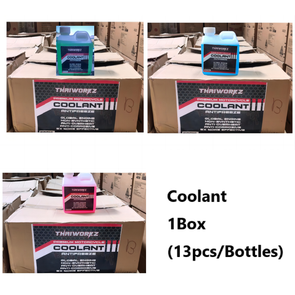 Thaiworkz Coolant For Motorcycle 1Box (2Bottles*500ml) | Shopee Philippines