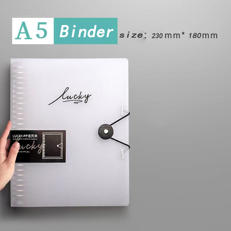 A4/A5/B5 Refillable notebook binder school supplies grid/dot matrix ...