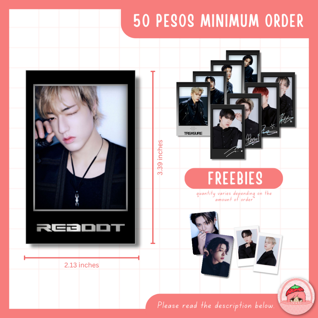 REBOOT CONCEPT PC PHOTOCARD UNOFFICIAL FANMADE POLA PRINT LOMO K-POP ...